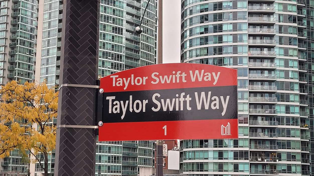 City Of Toronto Reveals 'Taylor Swift Way' Signs