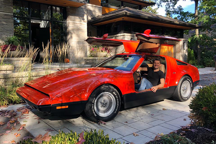 Canadian Crooner Matt Dusk Unveils Restored Bricklin