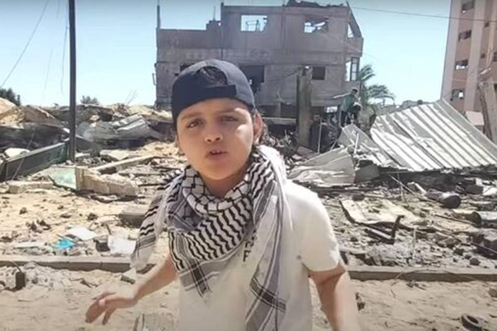 WATCH 12YearOld Raps About IsraelPalestine Conflict