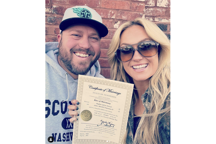 Canadas Meghan Patrick Marries Mitchell Tenpenny