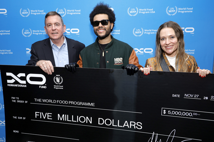 The Weeknd Hands Over Millions To Support Hunger Relief