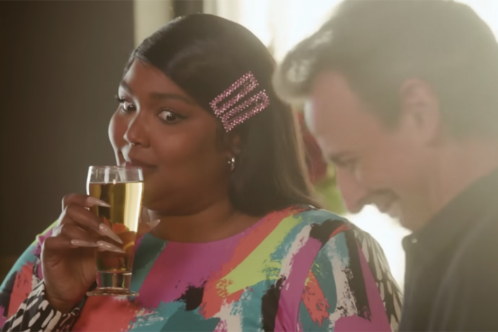WATCH Lizzo Goes Day Drinking With Seth Myers