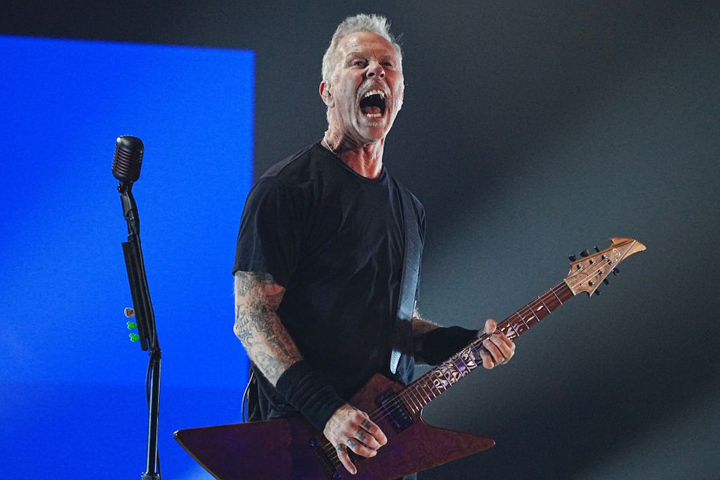 Metallicas James Hetfield Shooting Western In Calgary