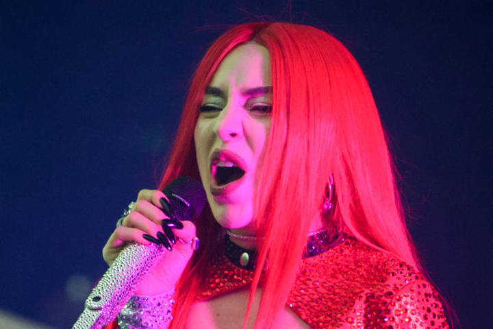 Ava Max Hit In Eye By Stage Crasher